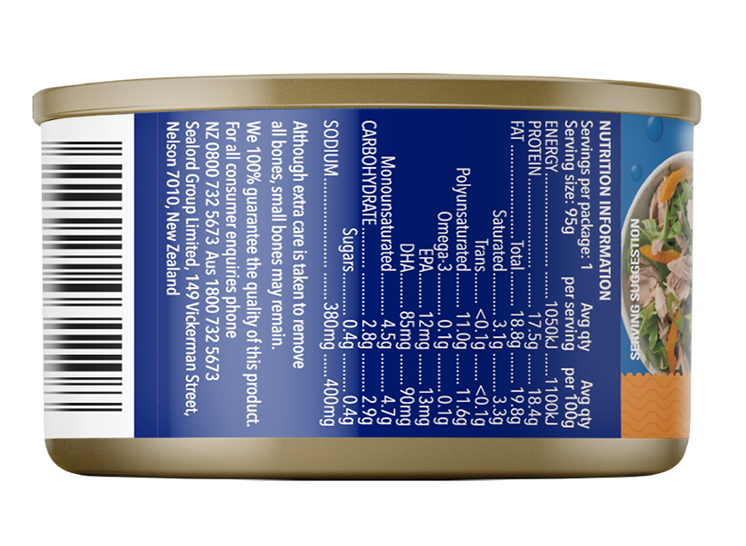 Canned Smoked Flavour Mackerel Fillets | Sealord NZ